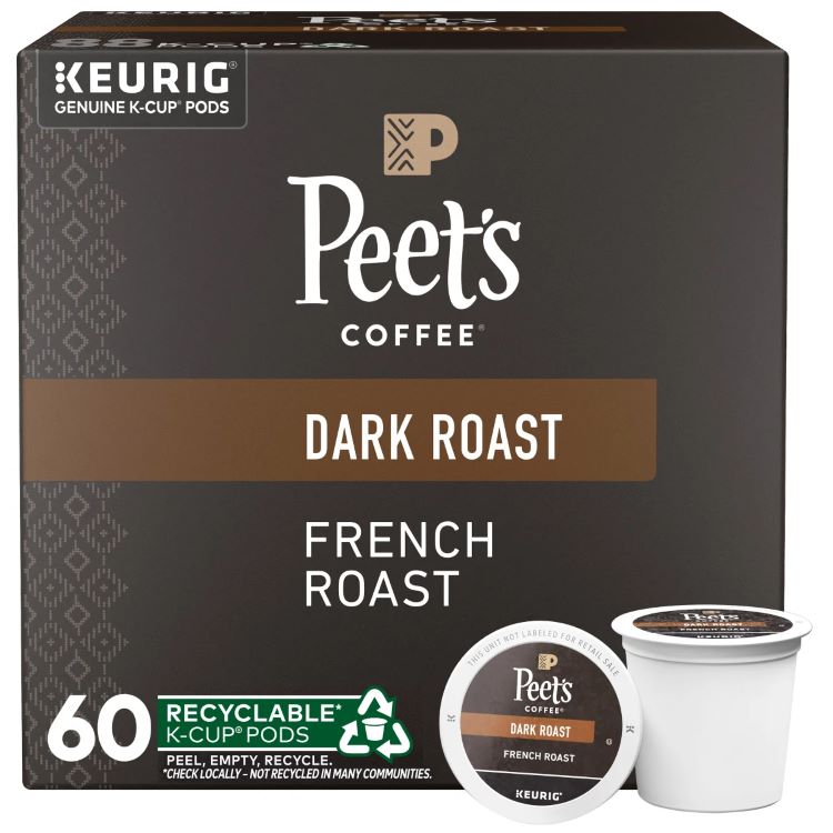 Keurig 2.0 ブリューワーおよびその他の K-Cup ブリューワーと互換性があります 60カップ 100%アラビカ豆 少量ずつ職人が焙煎