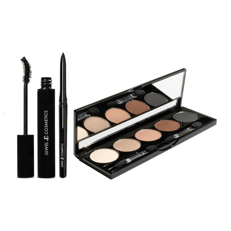 アイシャドウパレットXLマスカラ、シェードブラック（この高解像度の黒マスカラは、ひと塗りで極上のドラマチックな仕上がりを実現します。先進のウォータープルーフ フォーミュラが、アプリケーターでまつ毛を持ち上げながら、豊かで豊かなまつ毛を実現し...