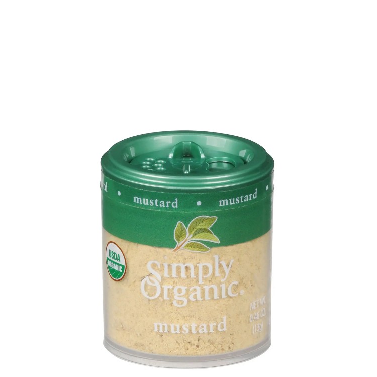 Simply Organicイエローマスタードは、力強く、スパイシーで温かみのある風味が豊かです。この風味豊かなスパイスが、マスタードにピリッとした風味を与えます。挽いたマスタードシードは、調味料、グレービー、ドレッシングに加え、ピクルス、...