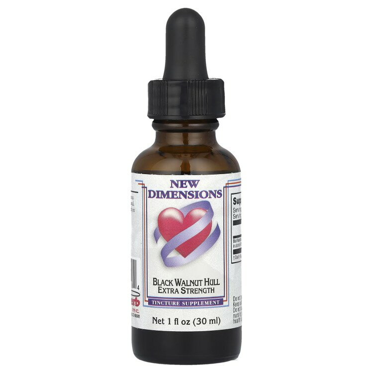 クローガーハーブのブラックウォルナットハル エクストラストレングスチンキサプリメントは、ブラックウォルナットハルの力強い風味を便利な液体に凝縮しています。