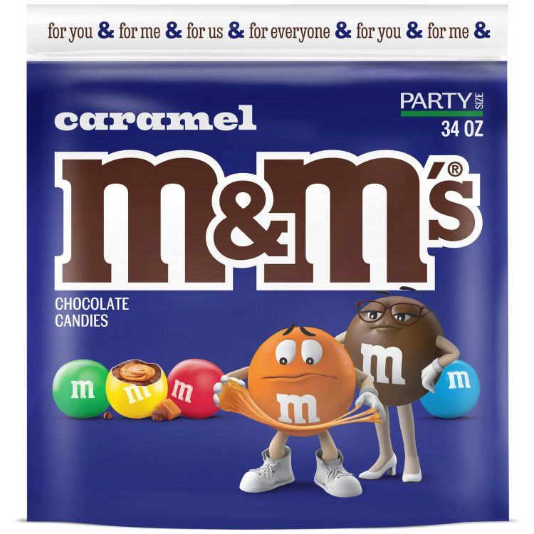 みんなのお気に入りの M&M'S チョコレート キャンディーに、濃厚で歯ごたえのあるキャラメルが詰まっています。シェアサイズの袋、または個別に包装されたシングルサイズまたはシェアサイズのポーチで、次回のパーティーでおいしくてカラフルなお菓子...