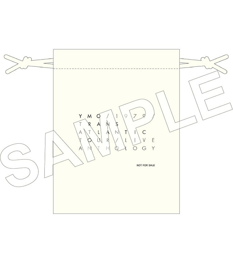 YMO 1979 TRANS ATLANTIC TOUR LIVE ANTHOLOGY　限定特典 オリジナル巾着となります。 特典巾着のみとなり、CD・Blu-ray等は付属致しません。予めご了承ください。 ----------------...