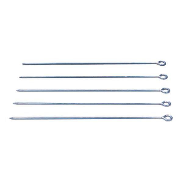 材質:スチール サイズ:直径1.3cm×長さ80cm 自重:940g/本 仕様:三価クロームメッキ 原産国:日本 ※別途送料が必要です。地中にしっかりと埋込んで、グラウンドの仕切りの為のノーマルタイプの支柱として使用します。長さ80cmタイ...