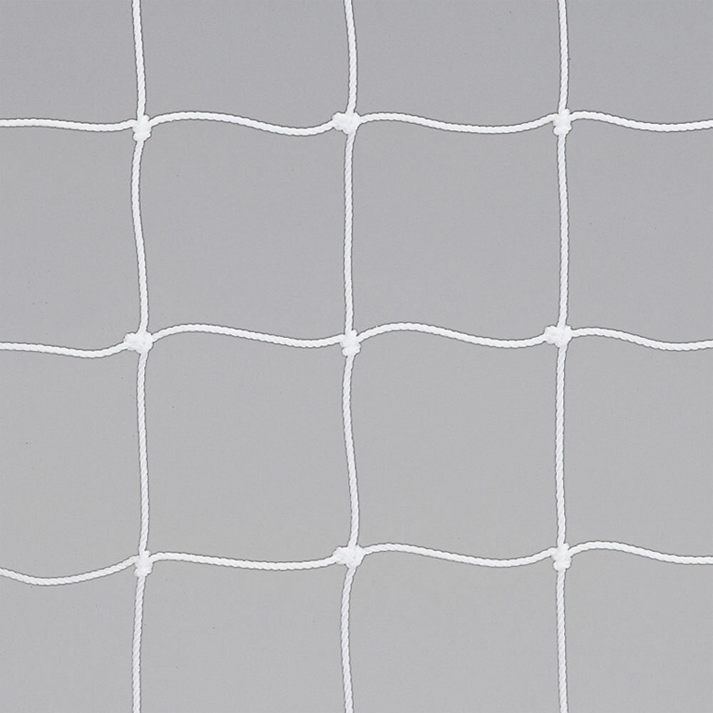 材質:ネット/ポリエステル20s/90 サイズ:ネット目/10cm 自重:3.6kg 仕様:有結節、カラー/白 原産国:日本日本ハンドボール協会検定品。