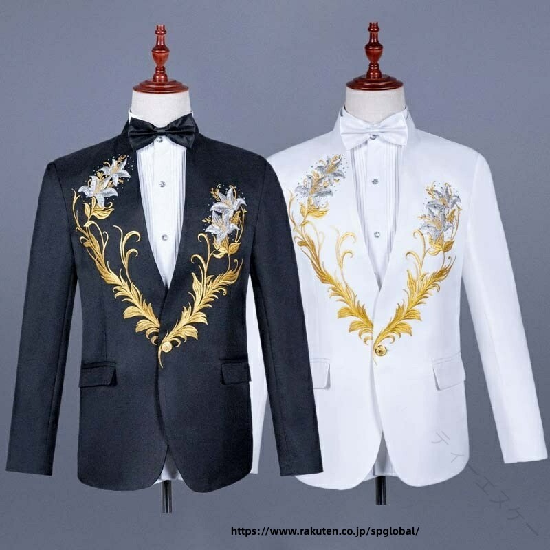 🎁 この商品をご購入で、店舗キャンペーンにご参加いただけます。■ 商品特徴フォーマルで洗練されたデザインがステージに映え、発表会で存在感を放つメンズ衣装セットです。ジャケット・パンツ・ボウタイ・シャツの4点がセットになってい...