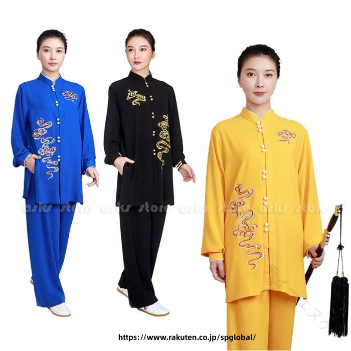商品名太極拳服色イエロー・ブルー・ブラックサイズXS-2XL素人採寸若干の誤差がある場合がございます。素材ポリエステル リネンご了承いただきたいこと※サイトに掲載の商品は、撮影の環境とモニター環境により、実際の物と素材感・色味いが多少異なる...