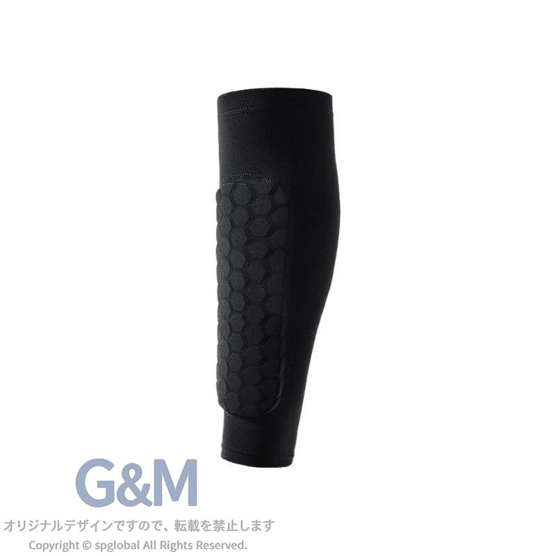 説明: 【快適な素材】：すねガードスリーブは高品質のポリエステル素材で作られており、高い伸縮性、吸汗性、通気性があり快適です。【保護】：ハニカム形状が衝撃力を効果的に緩和して分散し、衝撃を素早く戻し、足の安全を確保します。【ハニカム形状】：...