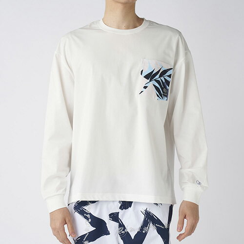 ◆PEARTEX素材のUVロンT。水陸両用で吸汗速乾・UPF50+対応、軽量でソフトな肌触り。 ◆フロント胸ポケットにシーズンテーマのリーフ柄を配置し、機能性とデザイン性を両立した一枚 ◆素材：ポリエステル：100% ◆原産国：中国 ◆サイ...