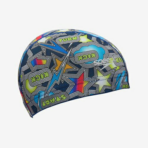 トレーニングに重宝するSpeedoの定番メッシュキャップです。 頭にフィットしやすいしっかりとした生地感。 ブーンマークが飛び交うカラフルでポップなプリント柄です。スイムウエアと同柄展開です。 ※1点1点プリントの見え方が異なります。あらか...