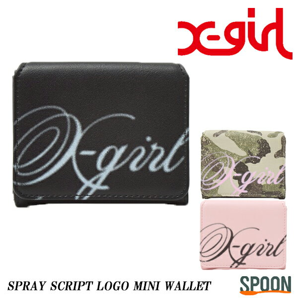好評な三つ折り財布が、今季らしくアップデート。 スプレー風のブランドロゴをプリントした、旬なデザイン。 コンパクトながらも、豊富なカードポケットや、大きく開いて出し入れしやすい小銭入れなど、機能性も抜群。 フェイクレザー素材に映える、X-g...
