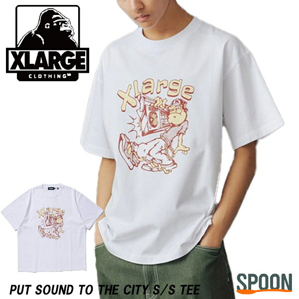 【ディテール】 ・フロントに大きく配置した、オリジナルグラフィックプリントがポイントのクルーネック半袖Tシャツ。 ・トレンドを押さえた配色で、様々なコーディネートに使えるアイテム。 ・マテリアルは綿100%。滑らかな触り心地と素材の強度にも...