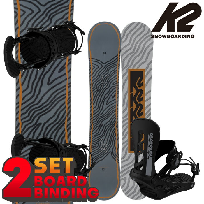 ケーツー スノーボード - ビンディング 2点セット 23-24 K2 STANDARD CAMBER MEN'S - SONIC MEN'S スタンダード キャンバー ソニック 板 ...