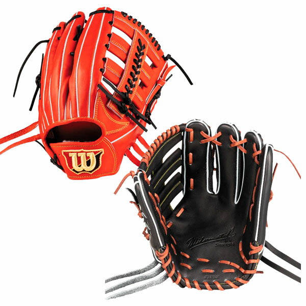 ●硬式用グラブ/グローブ ●外野用/外野手用 ●メーカー名：ウイルソン(Wilson) ●シリーズ名：Wilson staff DUAL /ウイルソンスタッフデュアル ●カラー(品番)： 右投・Eオレンジ(WBW101069) 左投・Eオレ...