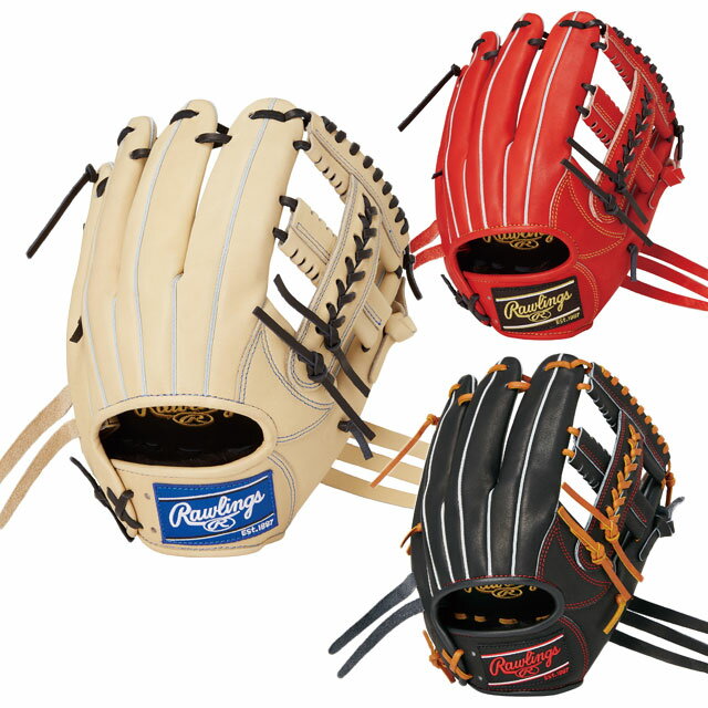 種別 軟式グラブ メーカー名 ローリングス（Rawlings） 素材 表革/USステアレザー 裏革/ソフトステアレザー カラー CAM/キャメル B/ブラック ROR/Rオレンジ ポジション 内野手用 特徴 硬式グラブと軟式グラブのボーダー...