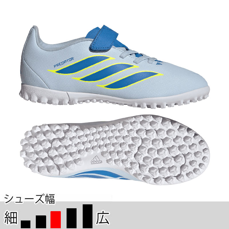 種別 サッカー ジュニアスパイク メーカー名 アディダス（adidas） カラー クリスタルスカイ×レイブルー×チームソーラーイエロー アッパー 合成皮革 アウトソール ゴム底 ウィズ スタンダード 特徴 アディダス 「ICE COLD P...