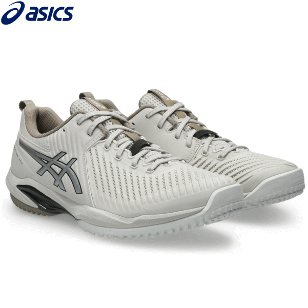 asics アシックス テニスシューズ 優れたスピード性能と快適性を提供するベーシックモデル PRESTIGE NEO OCはこれまでのメッシュ×人工皮革のアッパーからメイン素材をPU素材に変更しリニューアル。 アッパー前足部に足を心地よく...