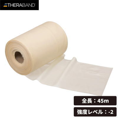 ■カラー：タン ■サイズ：幅12.5cm × 長さ45m ■素材：天然ゴム ■製造国：マレーシア ■付属品：マニュアル ■品番：TB-050 ■個装：1ケ ■お手入れ：バンド使用後、水分がついている場合は拭き取り、パウダーを軽くつけて保管す...