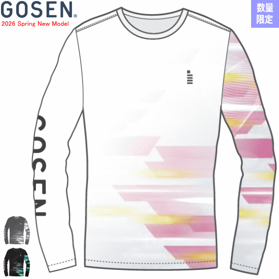 GOSEN ゴーセン ウェア ■サイズ S.M.L.O ■カラー (30)ホワイト (33)グレー (39)ブラック ■素材 ポリエステル100％ ■生産国 中国 ※当店とメーカーの在庫を合わせた数を表示しておりますので 稀に欠品する場合も...