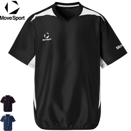 袖部分のプリントがデザインポイントの半袖ピステ（ウィンドジャック）です。 ■本体： ポリエステル 100% 肩・脇・袖下切替 ポリエステル 100% ■原産国：ベトナム ※当店とメーカーの在庫を合わせた数を表示しておりますので 稀に欠品する...