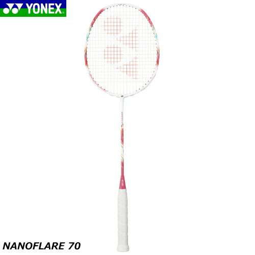 YONEX ヨネックス バドミントン ラケット 心地の良いクリアの飛びと操作性を高めるラケット設計 広いスウィートエリアと華やかなカラーデザイン ■カラー (299)コーラルピンク ■サイズ 4U(平均83g)5・6 ■素材 フレーム：高弾...