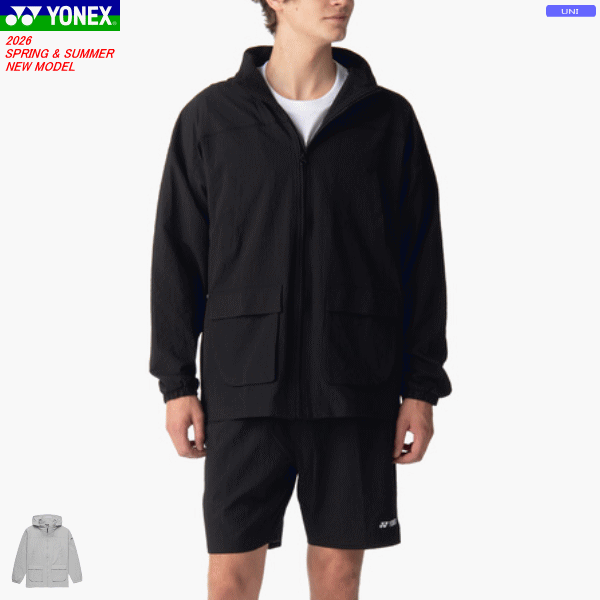 YONEX ヨネックス ウェア ■サイズ： S,M,L,O,XO ■カラー： (007)ブラック (024)シルバーグレー ■素材： ポリエステル100％ ■機能： UVカット、制電 ※当店とメーカーの在庫を合わせた数を表示しておりますので...