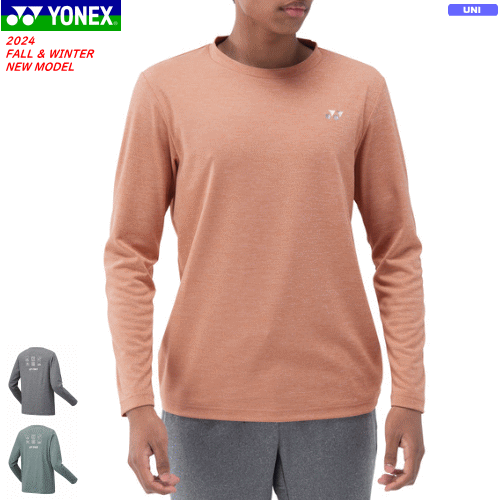 YONEX ヨネックス ウェア ■サイズ： S,M,L,O,XO ■カラー： (010)グレー (142)ライトブラウン (269)ディープグリーン ■素材： ポリエステル100% ■仕様： 吸汗速乾、制電 ■サイズ感 サイズ/身丈(cm)...