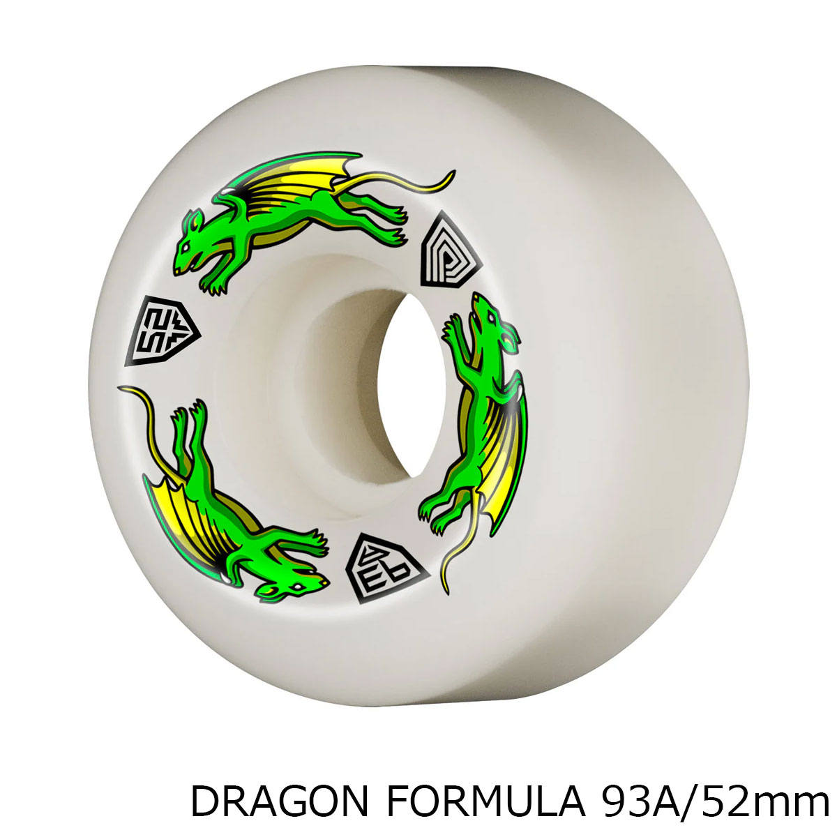 ※当店の商品はすべて日本正規代理店より仕入れた正規品です。【直径(mm)】52【幅(mm)】30【硬度(a)】93【商品説明】Dragon Formulaドラゴン・フォーミュラはパウエル・ペラルタが研究・開発をおこなった次世代ポリウレタン素...