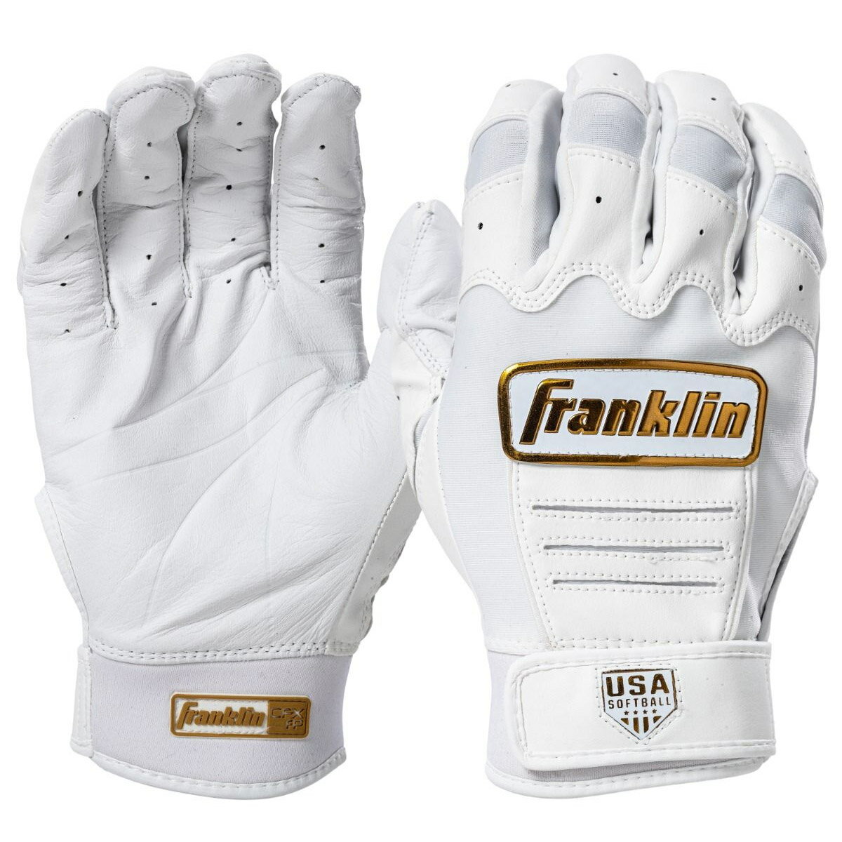 ※当店の商品はすべて日本正規代理店より仕入れた正規品です。フランクリン WOMEN'S CFX FP 両手用 20714 の特長 フランクリン女子ソフトボール選手向けバッティング手袋！！【仕様】『テクトニックフィット』手甲部の3本の隙間に伸...