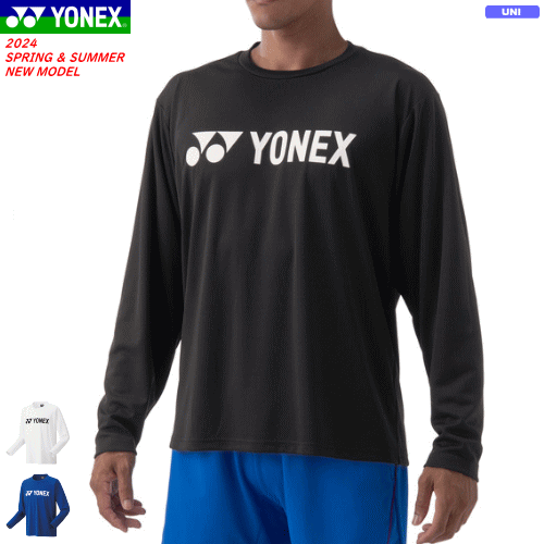 YONEX ヨネックス ウエア ■サイズ： SS,S,M,L,O,XO ■カラー： (007)ブラック (011)ホワイト (472)ミッドナイトネイビー ■素材： ポリエステル100％ ■機能： ベリークール、再生ポリエステル、UVカット...