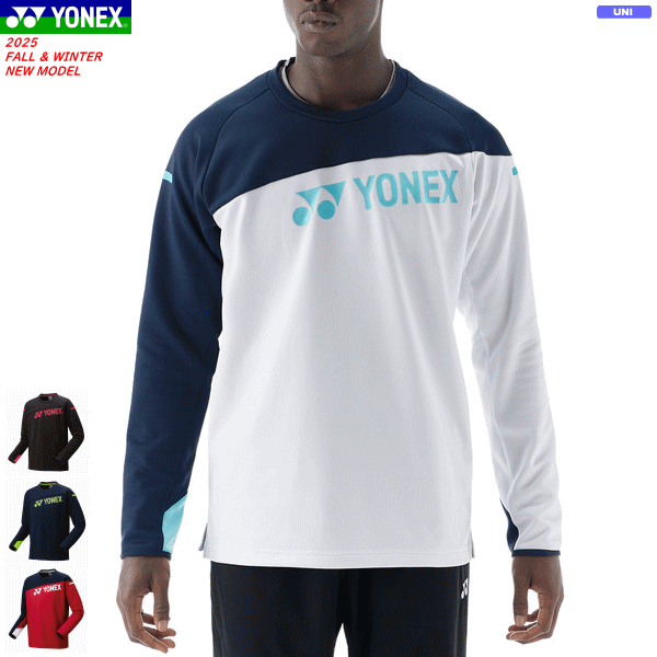 YONEX ヨネックス ウェア ■サイズ： SS,S,M,L,O,XO ■カラー： (007)ブラック (011)ホワイト (019)ネイビーブルー (037)ワインレッド ■素材： ポリエステル100% ■仕様： ヒートカプセル、制電、反...