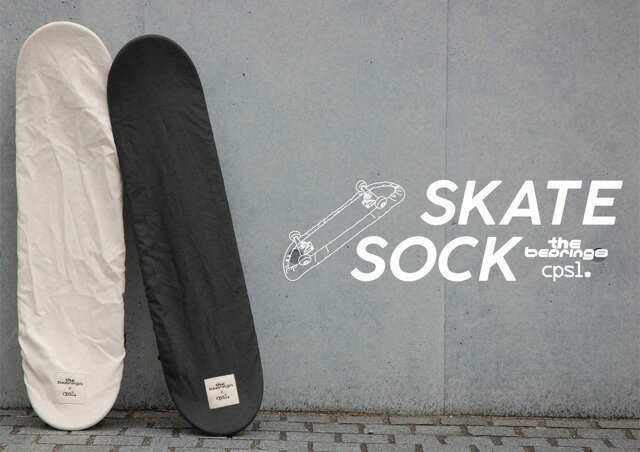 製 品 説 明 【SKATE SOCK スケートソック】 スケーターのニュースタンダードに！ CPSLからTHE BEARINGSコラボのSKATE SOCKが登場。 電車や車での移動時や持ち運ぶ時の傷防止に スケートボードのビフォーアフタ...