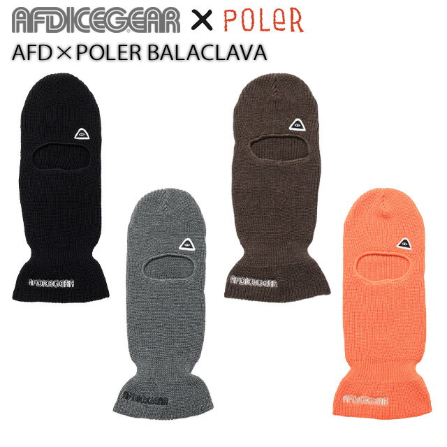 製 品 説 明 1991年に創業した日本発のスノーボードウェアブランド・AFDICEGEARとコラボレーションしたバラクラバ。 オールドスクールなデザインが特徴で、両者のロゴがさりげなくあしらわれています。 抜群の暖かさで、滑りに集中したい...