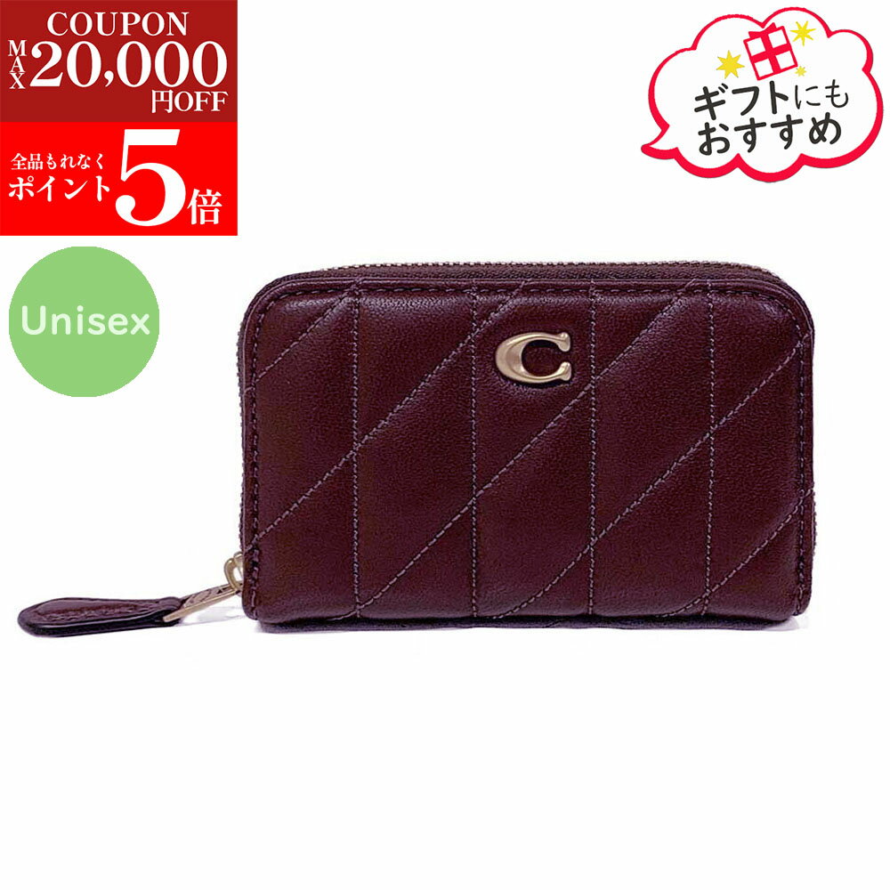 【商品名】 ★2025AW★ COACH コーチ CM505 B4YDS スモール ジップ アラウンド カード ケース・ピロー キルティング(新品) 【品番】 CM505-B4YDS 【カラー】 BLACK CURRANT(パープル系) 【...