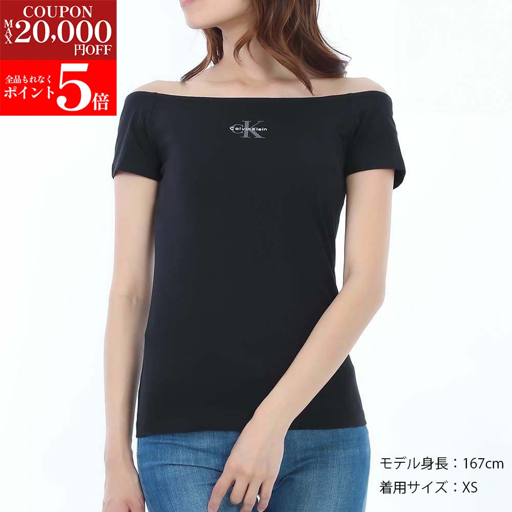 【商品名】 ★2025AW★ Calvin Klein カルバンクライン LV047C203G UB1 オフショルダーTシャツ (新品) 【品番】 LV047C203G-UB1 【カラー】 Black（ブラック） 【素材】 コットン95%、...