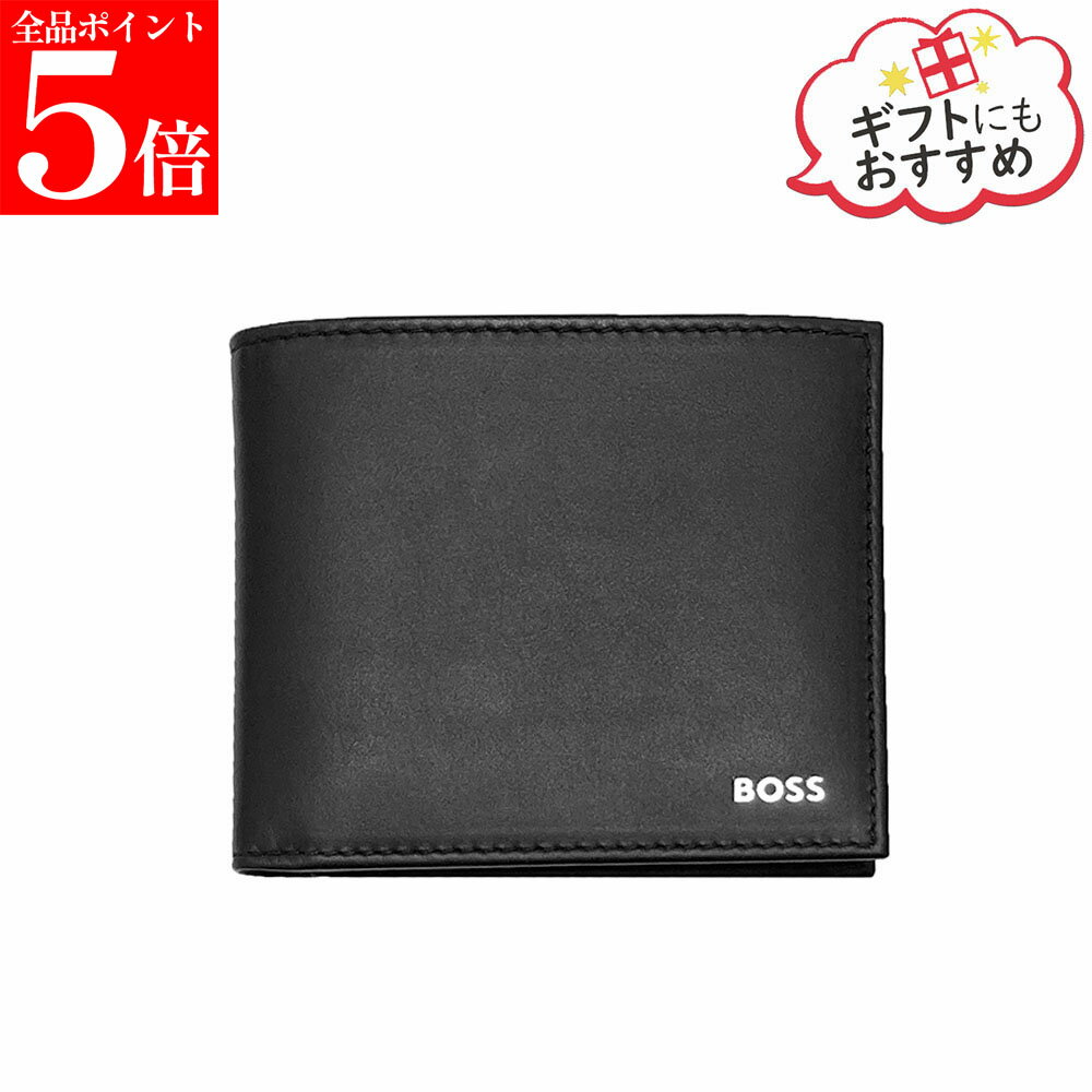 【商品名】 ★2025AW★ HUGO BOSS ヒューゴボス Randy 50546152 001 ロゴ ウォレット 二つ折り財布(新品) 【品番】 50546152-001 【カラー】 ブラック 【素材】 100% レザー 【仕様】 開...