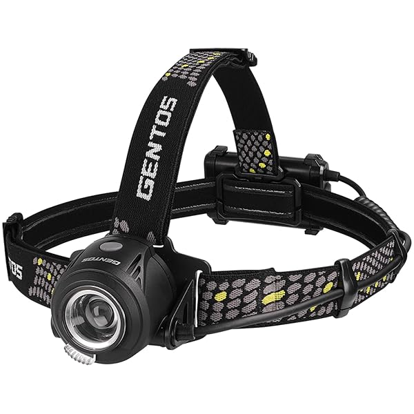 GENTOS(ジェントス) LED ヘッドライト 【明るさ420ルーメン/実用点灯7時間/後部認識灯】 単3形電池3本または専用充電池(別売り)使用 リバティ LY-033HDブランドGENTOS(ジェントス)色ブラックモデルLY-033H...