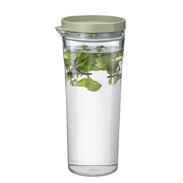 HARIO(ハリオ) フリーザーポット JUSIO 実用容量1100ml スモーキーグリーン トライタン 割れにくい 熱湯・食洗器OK 冷水筒 日本製 FPJ-11-SGブランドHARIO色スモーキーグリーンモデルFPJ-11-SG商品説明...