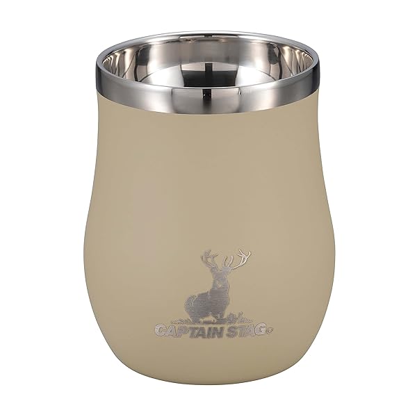 キャプテンスタッグ(CAPTAIN STAG) アウトドア コップ マグカップ マグ カップ タンブラー 香る 真空二重タンブラー 240ml 保温保冷 ステンレス製 ベージュ UE-3578ブランドキャプテンスタッグ(CAPTAIN ST...