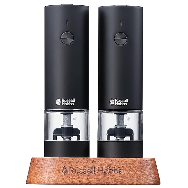 ラッセルホブス 電動ミル 充電式 ソルト&ペッパー 岩塩 胡椒 スパイス 粗さ調節可能 ミニ 2本セット ブラック 7942JP-BKブランドラッセルホブス(Russell Hobbs)色ブラックモデル7942JP-BK商品説明【商品概要】...