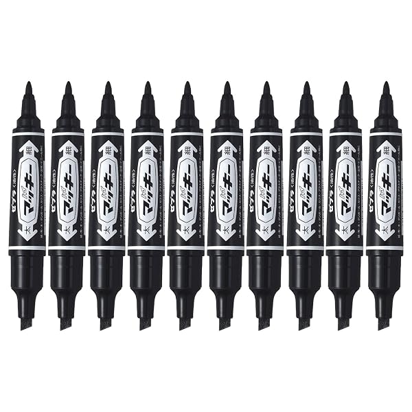 ゼブラ 油性ペン ハイマッキー 黒 10本 B-MO-150-MC-BKブランドゼブラ(ZEBRA)色黒 10本モデルB-MO-150-MC-BK商品説明【商品概要】【特長】油性マーカーの定番／1本で太字、細字が書ける！【ペン先】太字・細字...