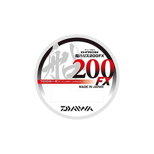 ダイワ(DAIWA) フロロライン ディーフロン船ハリス200FX 6号 200m ナチュラルブランドダイワ(DAIWA)色ナチュラルモデル07302107商品説明【商品概要】号数：6号巻糸量(m)：200カラー：ナチュラルフロロ 比重1....