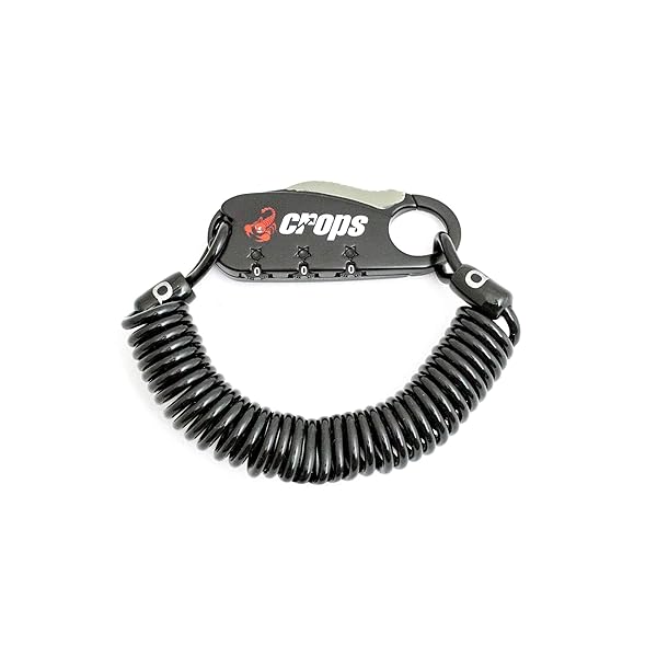 クロップス(crops) コンパクトワイヤーロック Q3 | 3mm×1800mm 3桁ダイヤル CP-SPD08-01 (ブラック)ブランドクロップス(crops)色ブラックモデルCP-SPD08-01商品説明【商品概要】ロック方式：3桁...