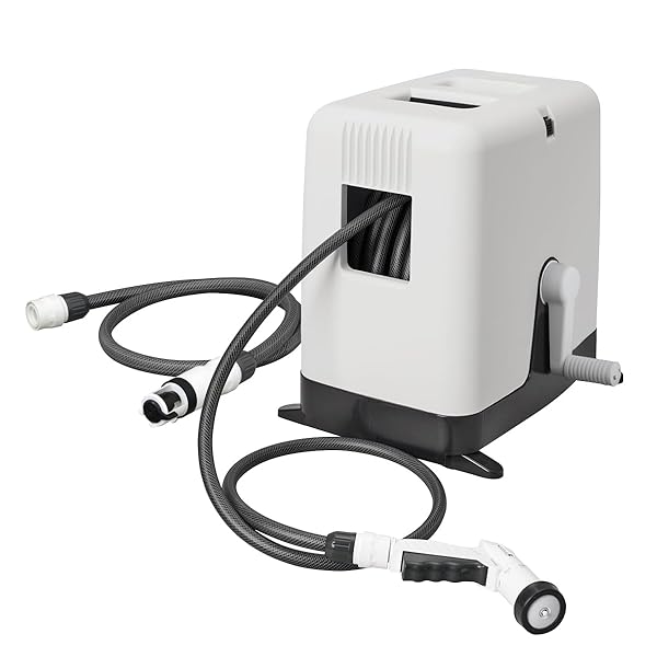 タカギ(takagi) ホース ホースリール 30m 4水形 カバー付き 脚付き BOXYツイスター ボクシー RC330CG チャコールグレー 内径12mmブランドタカギ(Takagi)色チャコールグレーモデルRC330CG商品説明【商品...