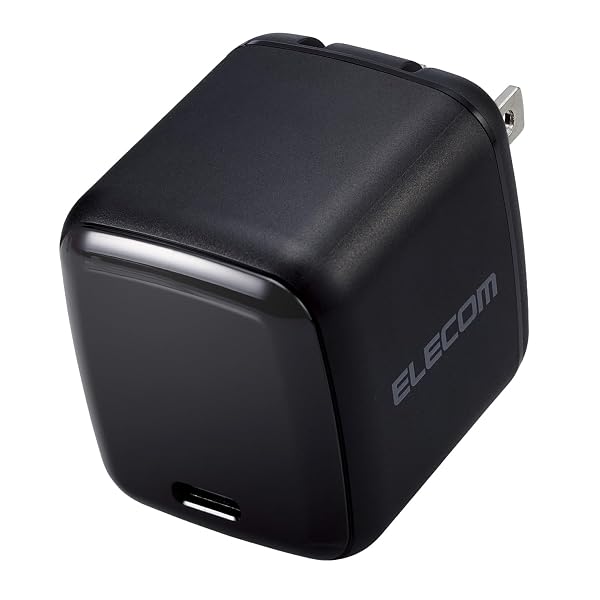 エレコム 充電器 65W USB PD対応 小型 Type-C 1ポート PPS対応 GaN II採用 PSE認証 ブラック 【iPhone 16 15 iPad Macbook 等対応】 EC-AC8565BKブランドエレコム(ELECO...