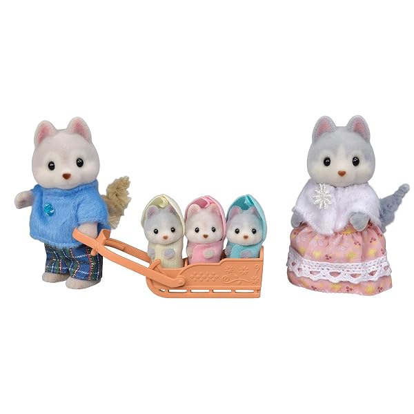 シルバニアファミリー 人形 【 ハスキーファミリー 】 FS-41 STマーク認証 3歳以上 おもちゃ ドールハウス Sylvanian Families エポック社 EPOCHブランドEPOCH色ハスキーモデルFS-41商品説明【商品概要...