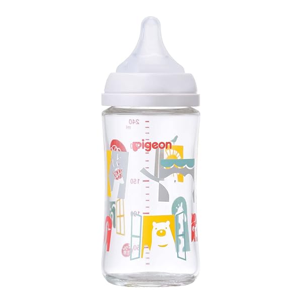 PIGEON ピジョン 母乳実感 哺乳びん 240ml 3ヵ月頃~ 早く冷める耐熱ガラス製 Zoo ズー キズがつきにくく衛生的 白ブランドPIGEON色Zooモデル4902508024792商品説明【商品概要】3カ月から、母乳実感乳首M（...