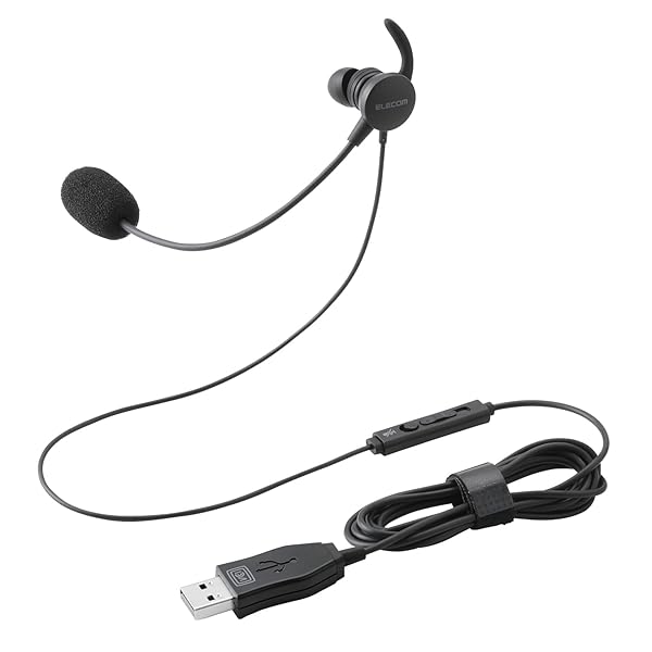 エレコム 有線ヘッドセット USB マイク付き インナーイヤー カナル型 片耳 ブラック HS-EP21MUBKブランドエレコム(ELECOM)色ブラックモデルHS-EP21MUBK商品説明【商品概要】Web会議やビデオ通話、オンライン学習...
