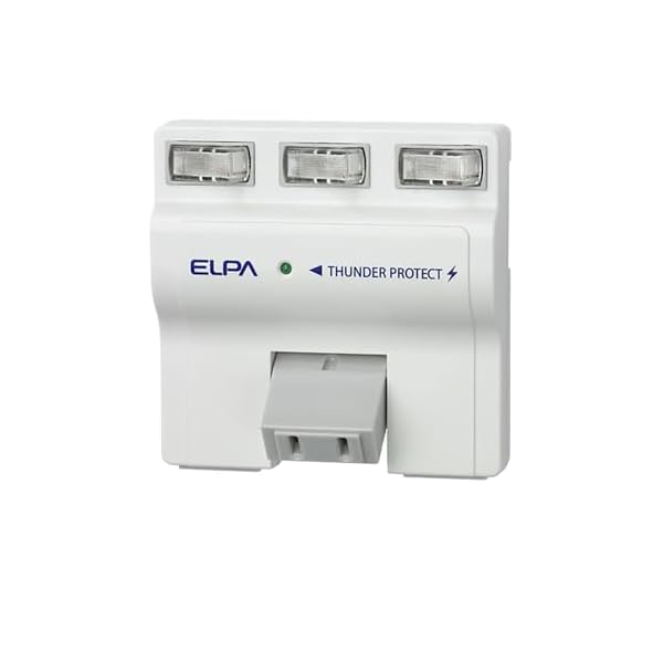 ELPA 耐雷サージ 独立スイッチ付タップ（3個口） A-S500B(W)ブランドエルパ(ELPA)色ホワイトモデルA-S500B(W)商品説明【商品概要】雷に強い設計：1つのコンセントから3方向に電源を分配することができます。耐雷サージ機...