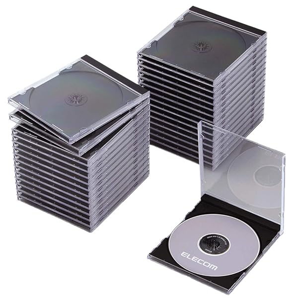 エレコム CD/DVDプラケース/1枚収納/30パック/ブラックブランドエレコム(ELECOM)色ブラックモデルCCD-JSCN30BK商品説明【商品概要】厚さ10.4mmの標準タイプ。インデックスカードだけでなく背ラベルも収納できる標準タ...