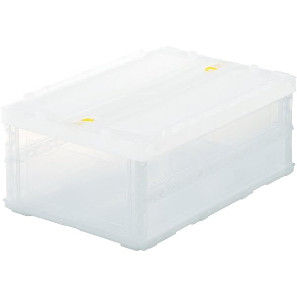 トラスコ中山(TRUSCO) 収納ケース 収納ボックス 薄型折りたたみコンテナスケル ロックフタ付 透明 30L TSK-C30B-TMブランドトラスコ中山(TRUSCO)色透明モデルTSKC30B商品説明【商品概要】容量(L):34.1色...